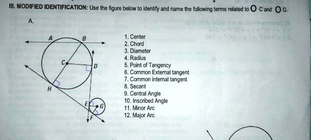 iil modified identification use the figure below to identify and name ...