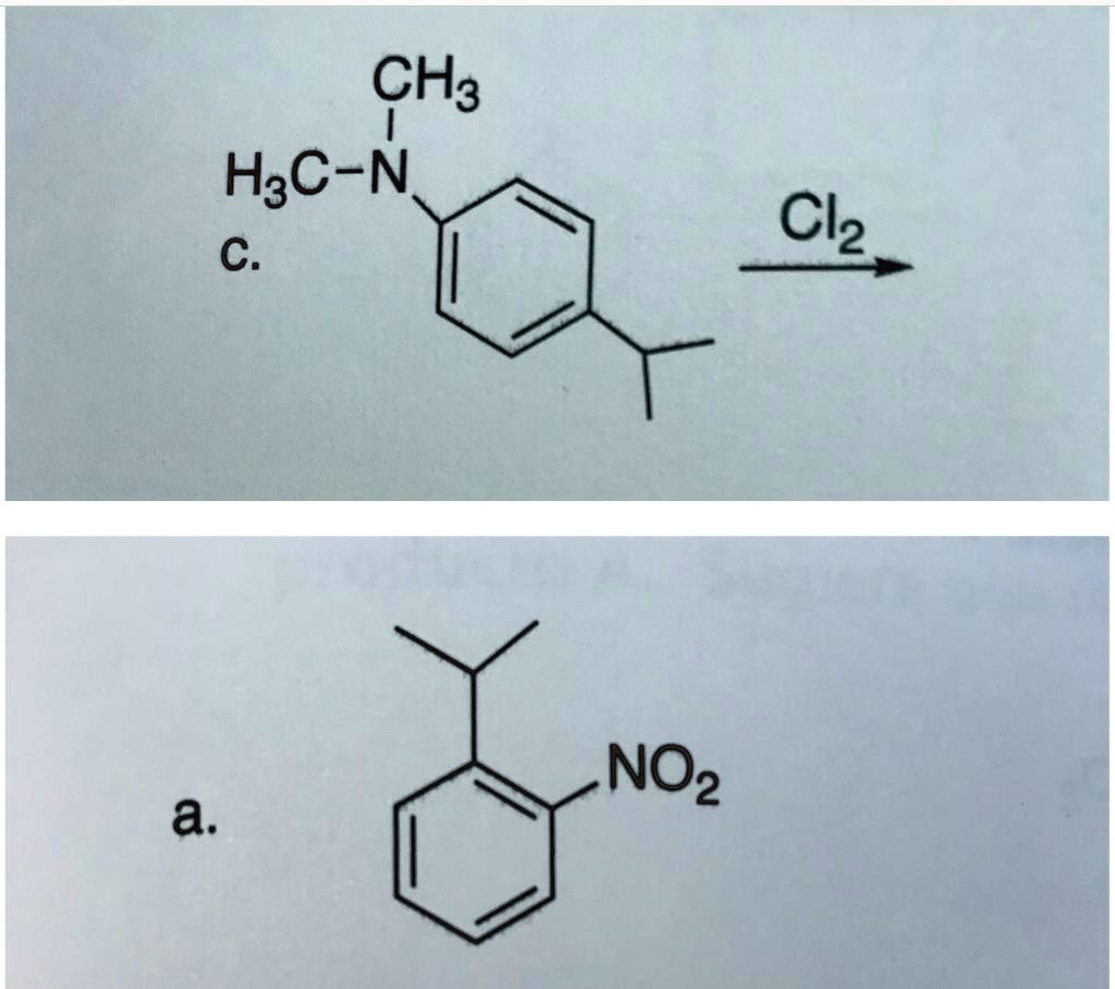 SOLVED: Draw the main product of the following reactions and suggest a ...
