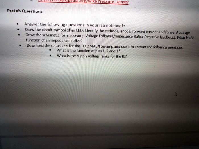 SOLVED: PreLab Questions Answer the following questions in your lab notebook: 1. Draw the ...