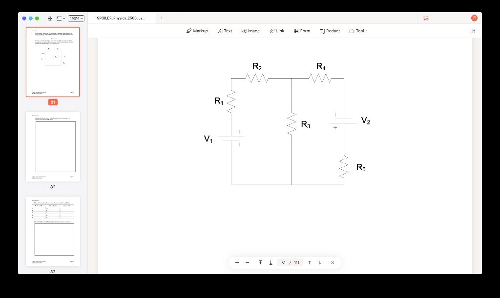SOLVED: R1= 330, R2=510, R3= 1000, R4= 3300, R5=100. U1= 1.5, U2= 1.5V ...