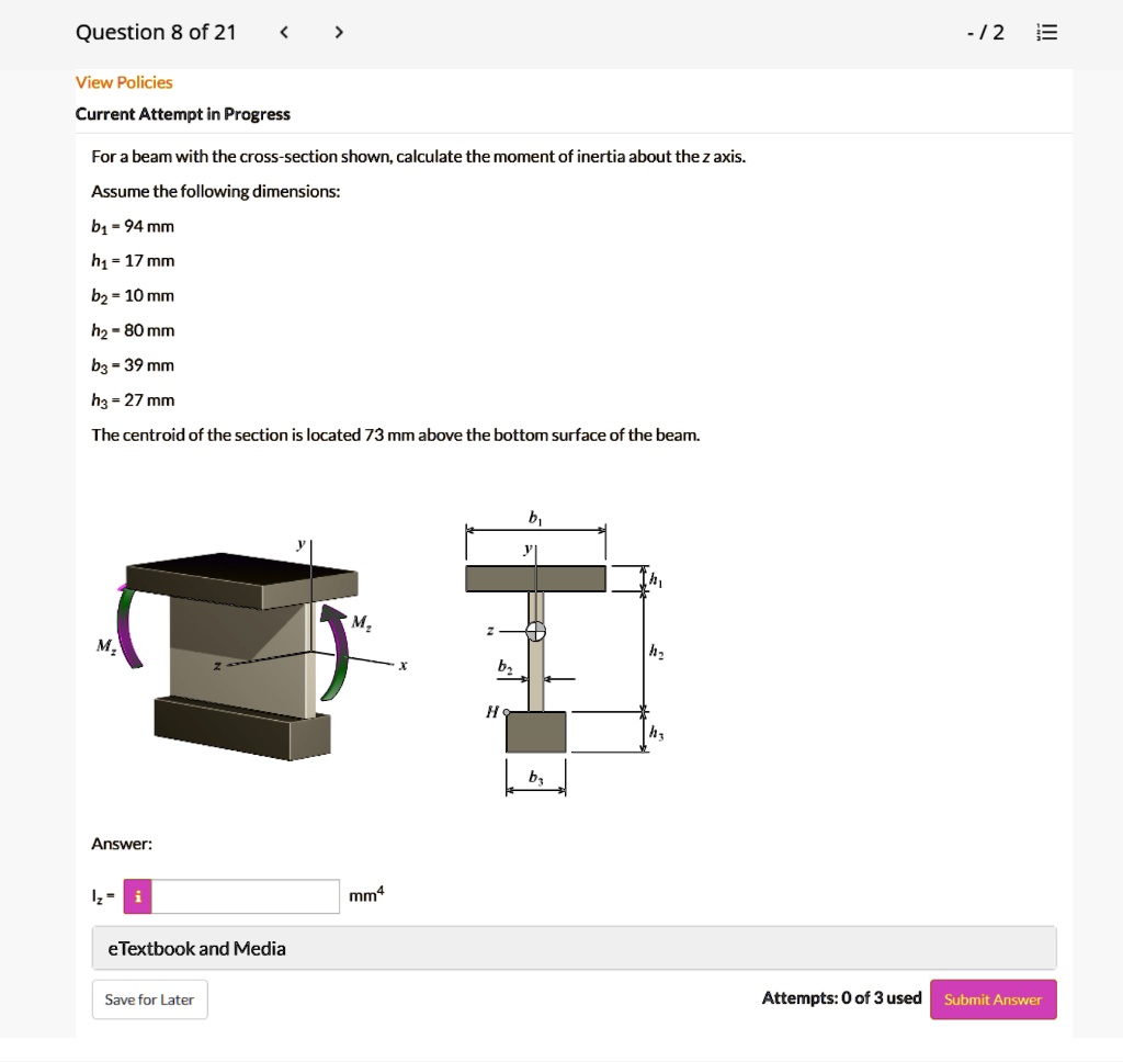 SOLVED: Question 8 of 21 12 E View Policies Current Attempt in Progress ...