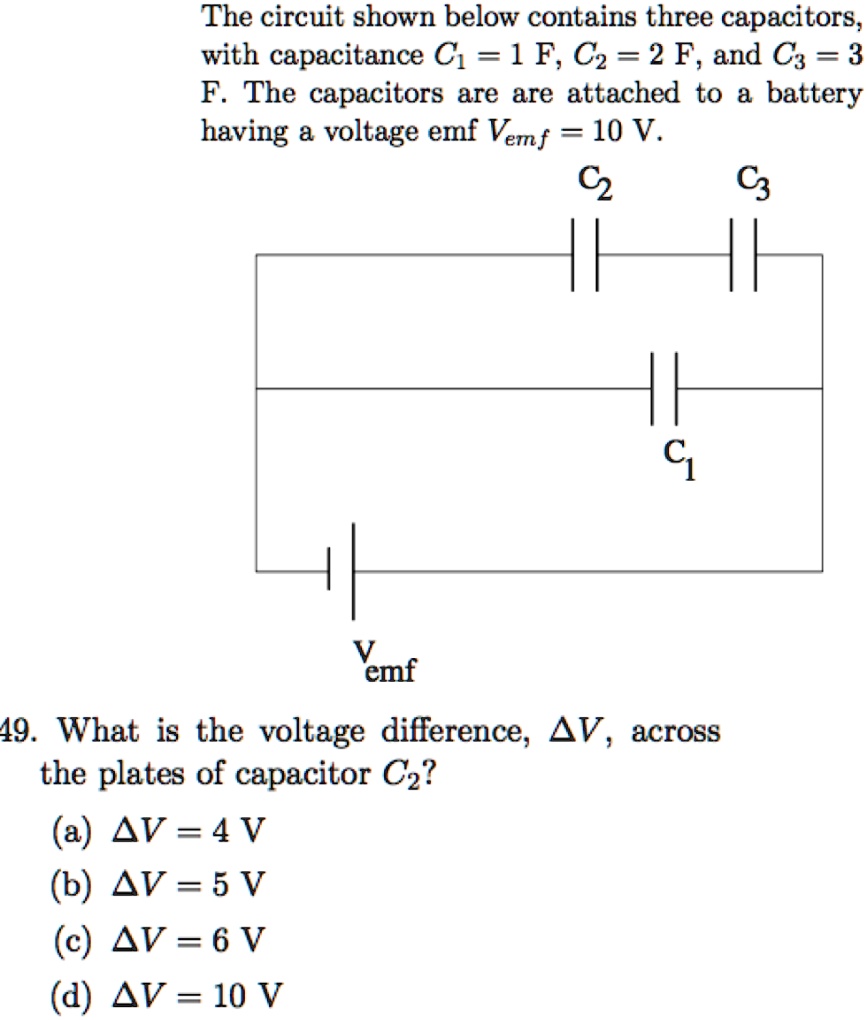 SOLVED:The circuit shown below contains three capacitors; with ...