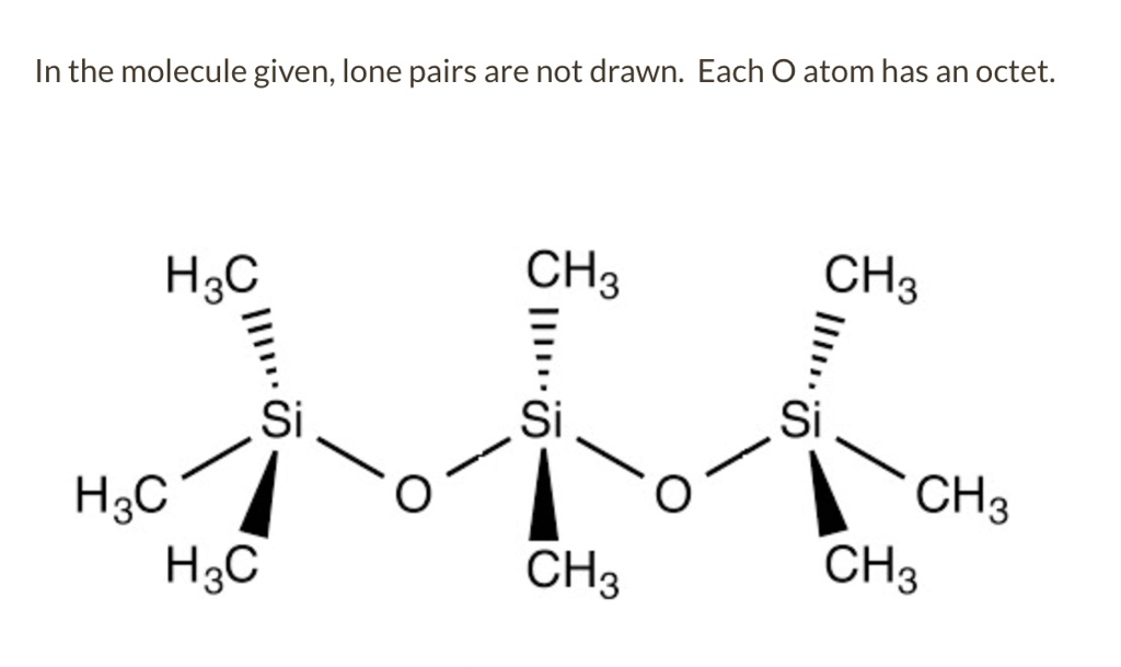 SOLVED:In the molecule given; lone pairs are not drawn: Each O atom has ...