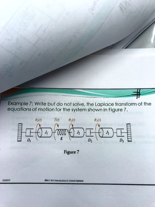 example 7write but do not solvethe laplace transform of the equations ...