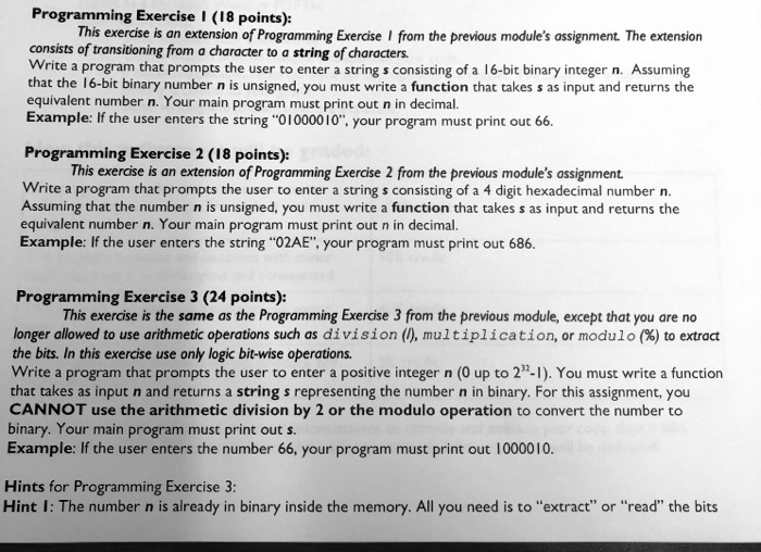 Video Solution Using Java Programming Exercise I 18 Points Consists Of Transitioning From A 