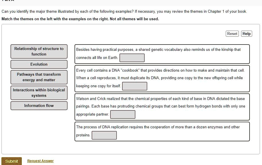 can you identify the major theme illustrated by each of the following ...