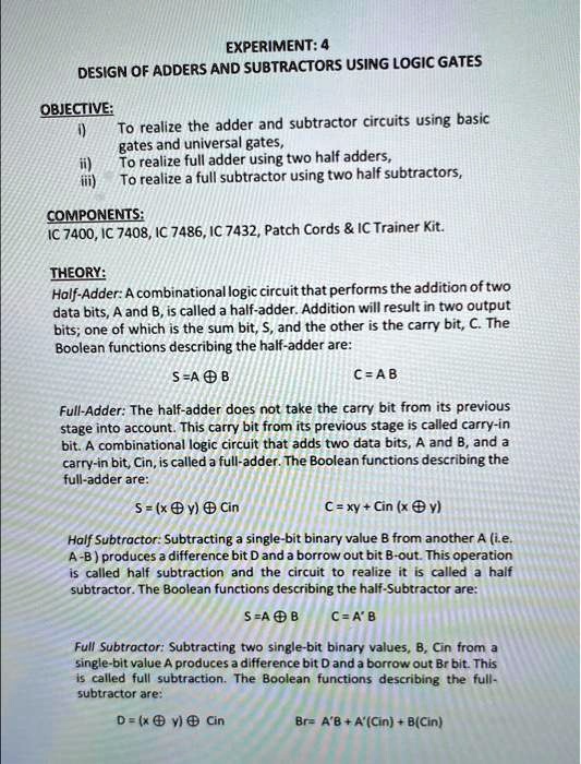 Solved L Need A Conclusion For This Experiment Experiment 4 Design 7276