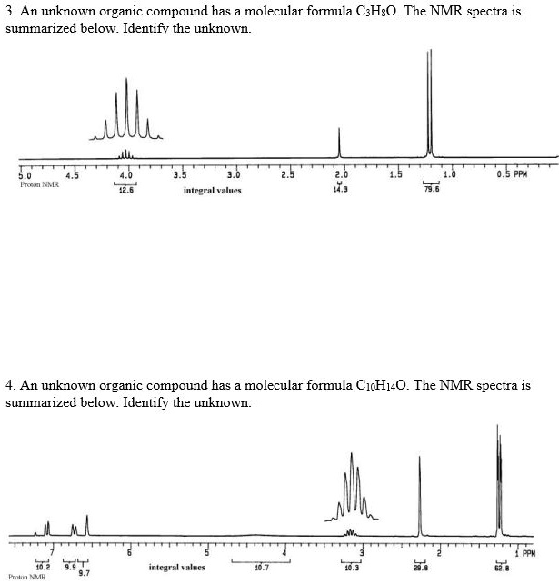 SOLVED: An unknown organic compound has the molecular formula C6H5O ...