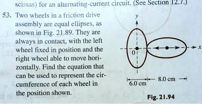 SOLVED:scissas) for an alternating-current circuit: (See Section 12.1 ...