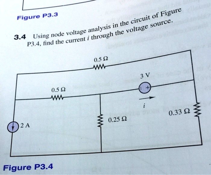 figure p33 of figure the circuit in source analysis voltage using node voltage through the 34 ...