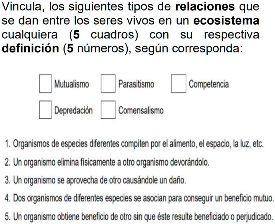 SOLVED: ayudaaaa es para hoy Vincula; los siguientes tipos de ... SOLVED: ayudaaaa es para hoy Vincula; los siguientes tipos de ...