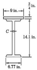 1 the question should be asthe strength of a w14 x 38 rolled steel beam ...