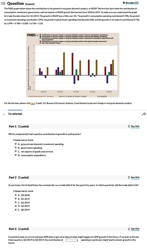 10 question 3points u see page 210 the fred graph below shows the ...