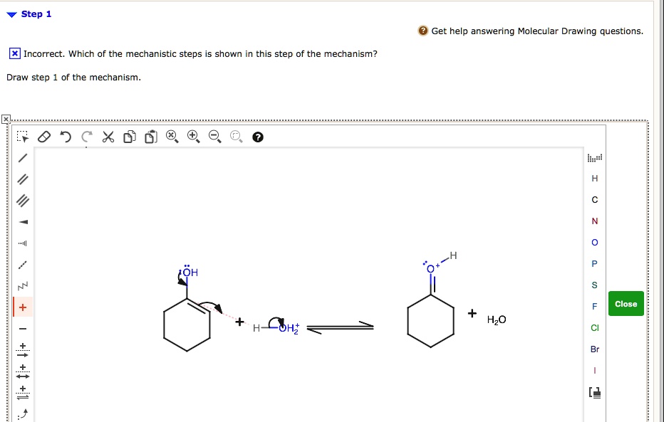 SOLVED: Step Get help answering Molecular Drawing questions: Incorrect ... SOLVED: Step Get help answering Molecular Drawing questions: Incorrect ...