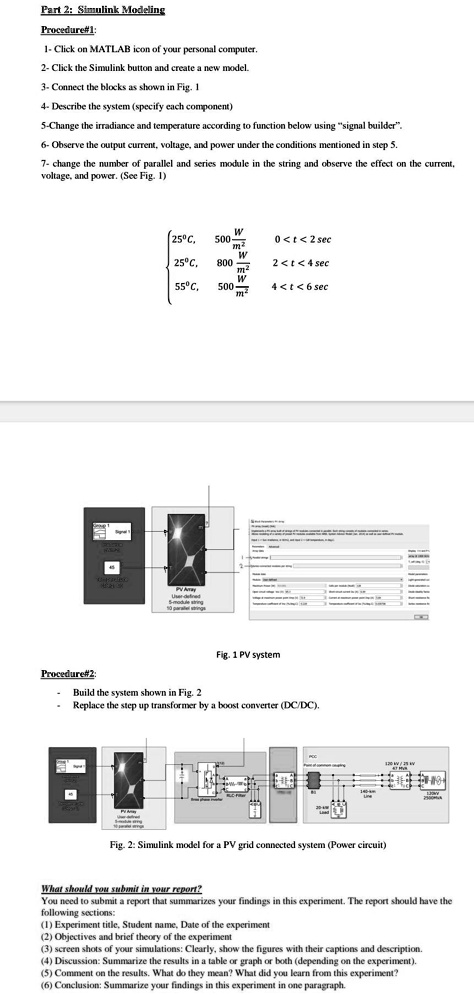 Solved By Using Matlab Part 2 Simulink Modeling Procedure 1 Click On The Matlab Icon On Your