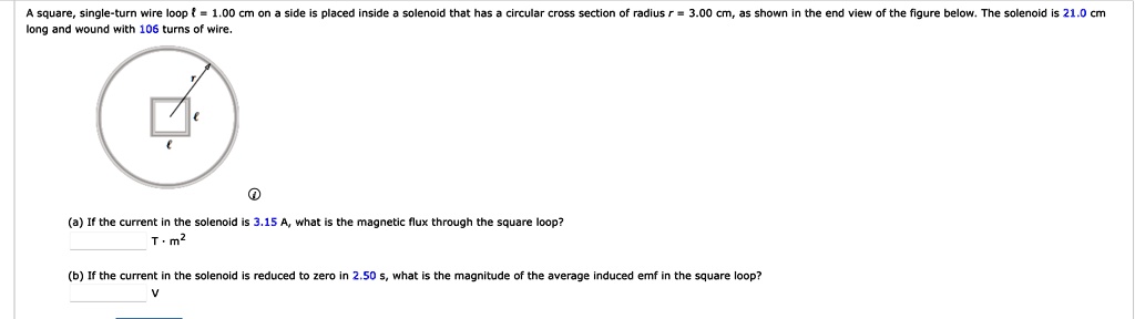 square sinole turn wire loop iong and wound with 106 turns 100 cm wire ...