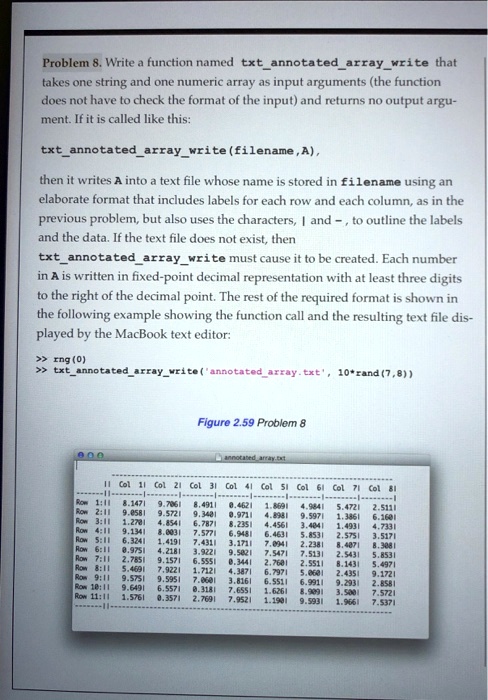 Solved Problem Write A Function Named Extannotatedarraywrite That Takes One String And One
