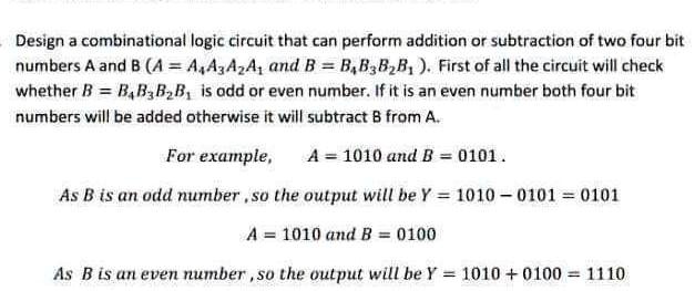 SOLVED: Try solving using Proteus software. Design a combinational ...