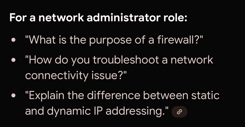 [GET ANSWER] for a network administrator role what is the purpose of a ...