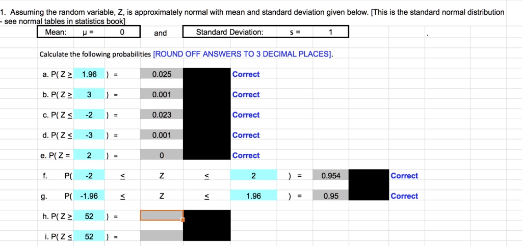assuming the random variable z is approximately normal with mean and ...