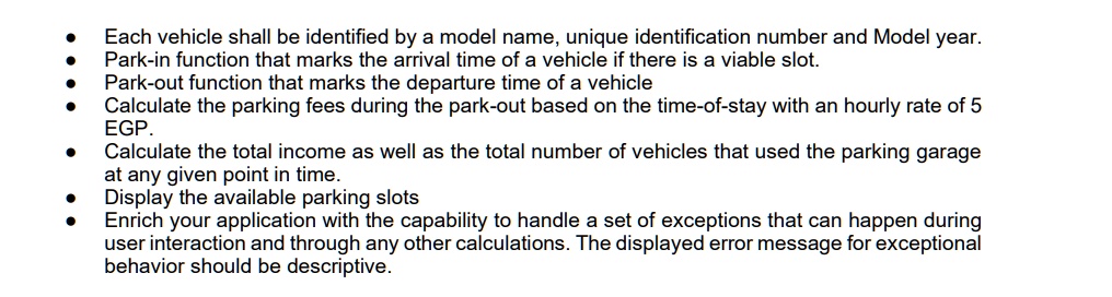 Each vehicle shall be identified by a model name, unique identification ...
