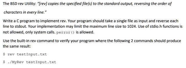 The BSD rev Utility: "[rev] copies the specified file(s) to the standard output, reversing the ...