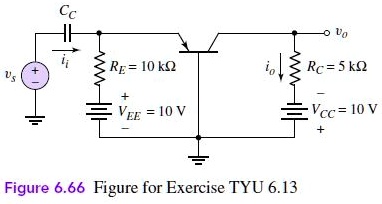 SOLVED: For the circuit shown in Figure 6.66, the transistor parameters are: Î² = 100, VEB(on ...