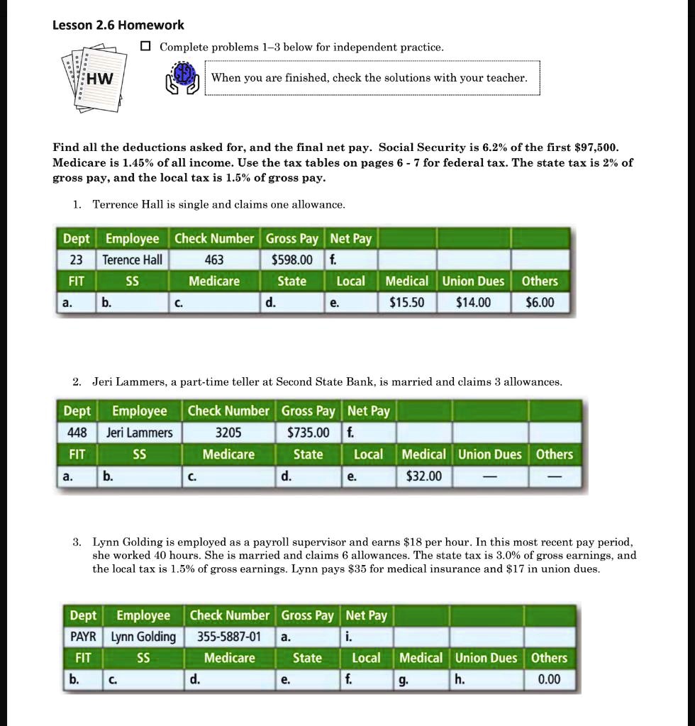 lesson 26 homework complete problems 1 3 below for independent practice ...