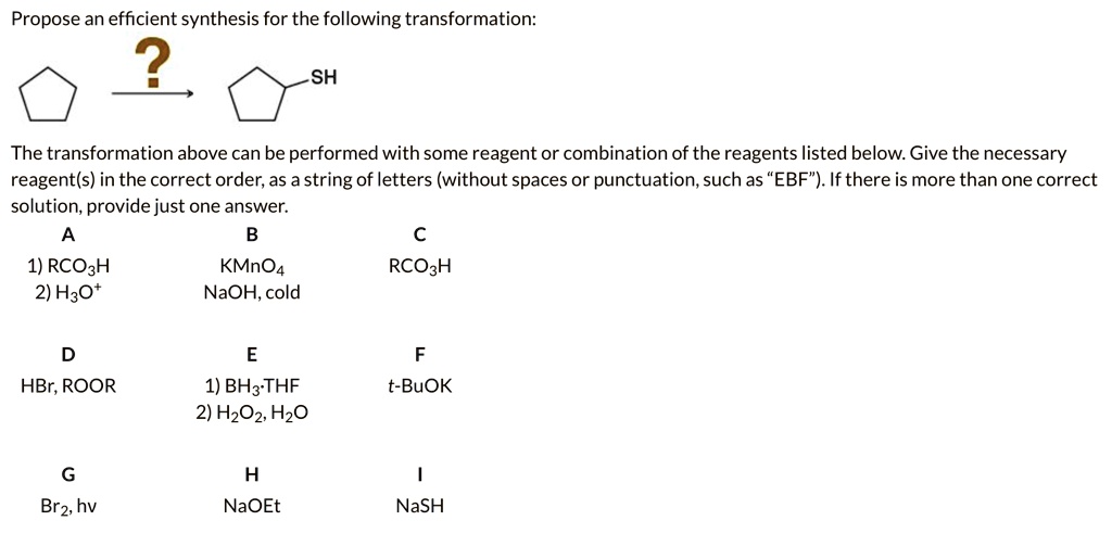 SOLVED: Propose an efficient synthesis for the following transformation: SH The transformation ...