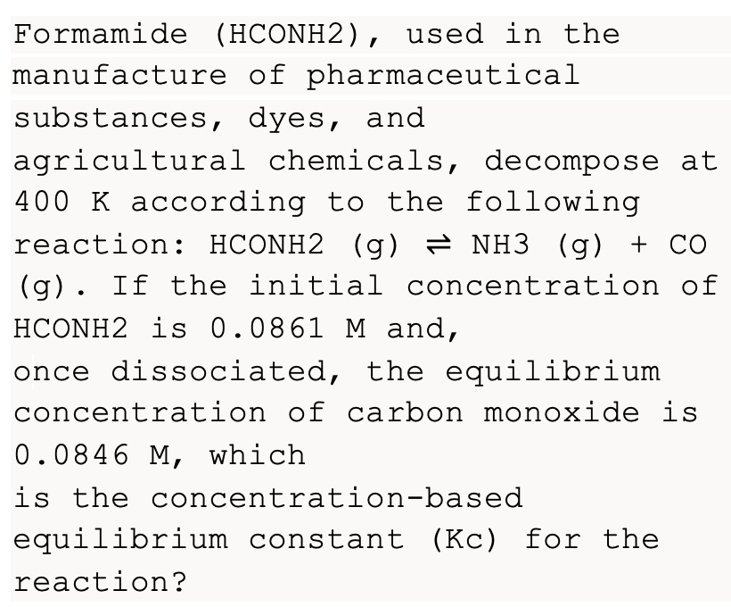 formamide hconh2 used in the manufacture of pharmaceutical substances ...