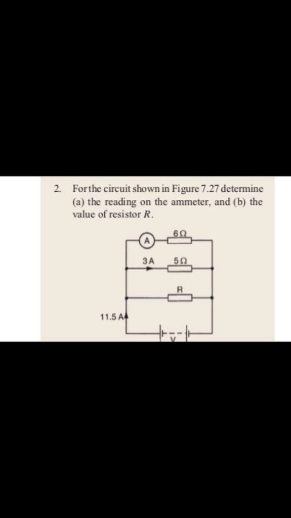 For the circuit shown in Figure 7.27, determine (a) the reading on the ...