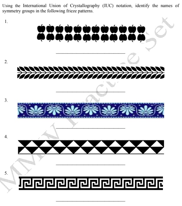 SOLVED: Using the International Union of Crystallography (IUC) notation ...