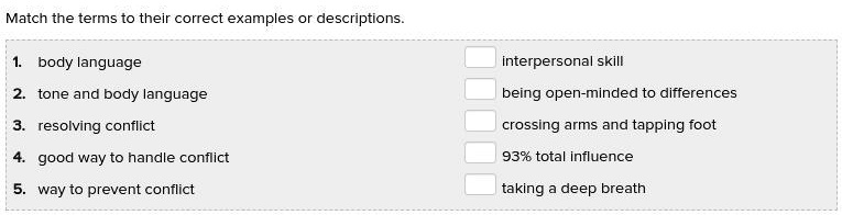 SOLVED: 'Match The Following See Image Below Match the terms t0 their ...