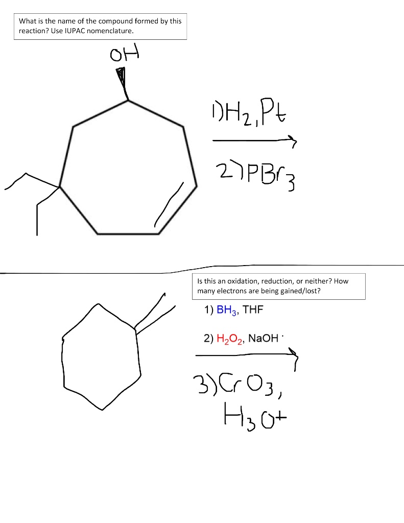 SOLVED:What is the name of the compound formed by this reaction? Use ...