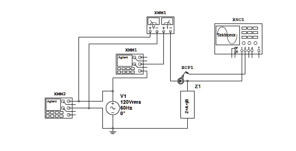 XMM2 Agilent +2 XMM1 Agilent Q XWM1 + XCP1 G V1 120Vrms 60Hz 0° Z=A+JB ...