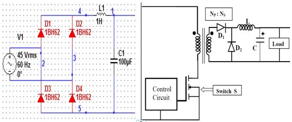 SOLVED: Please combine the single-phase full-wave rectifier with a ...