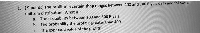 between 400 and 700 riyals daily and follows 9 points the profit ...