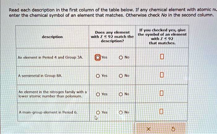 Please help. It's for ALEKS. Read each description in the first column ...