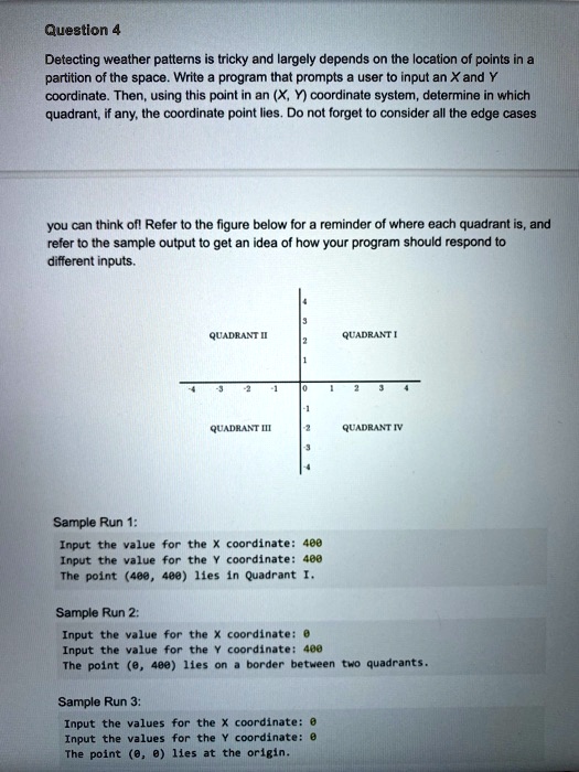 SOLVED: Question 4 Detecting weather patterns is tricky and largely depends on the location of ...
