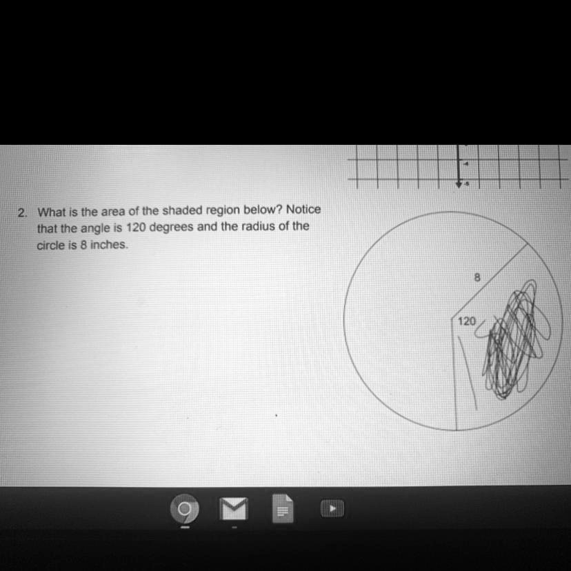 SOLVED: '2. What is the area of the shaded region below? Notice that ...