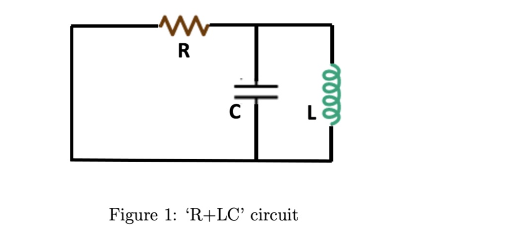 Figure 1: `R+LC` circuit
