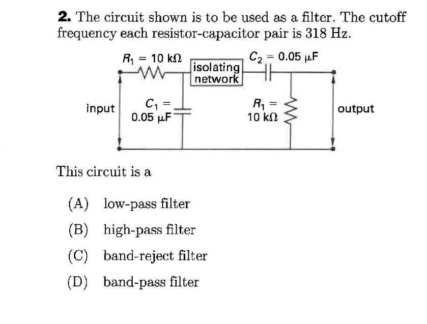 i understand that the resistor and capacitor on the left make a low ...