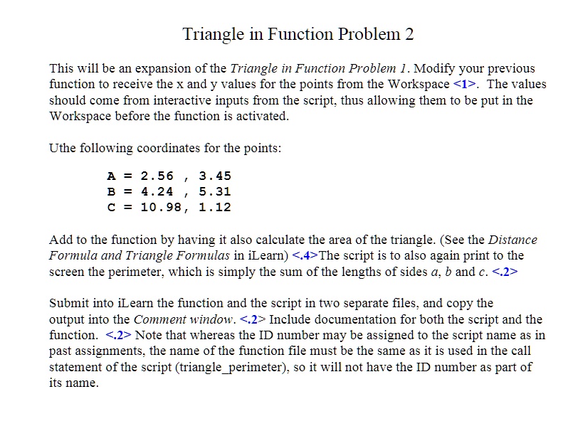 triangle in function problem 2 this will be an expansion of the triangle in function problem 1 ...