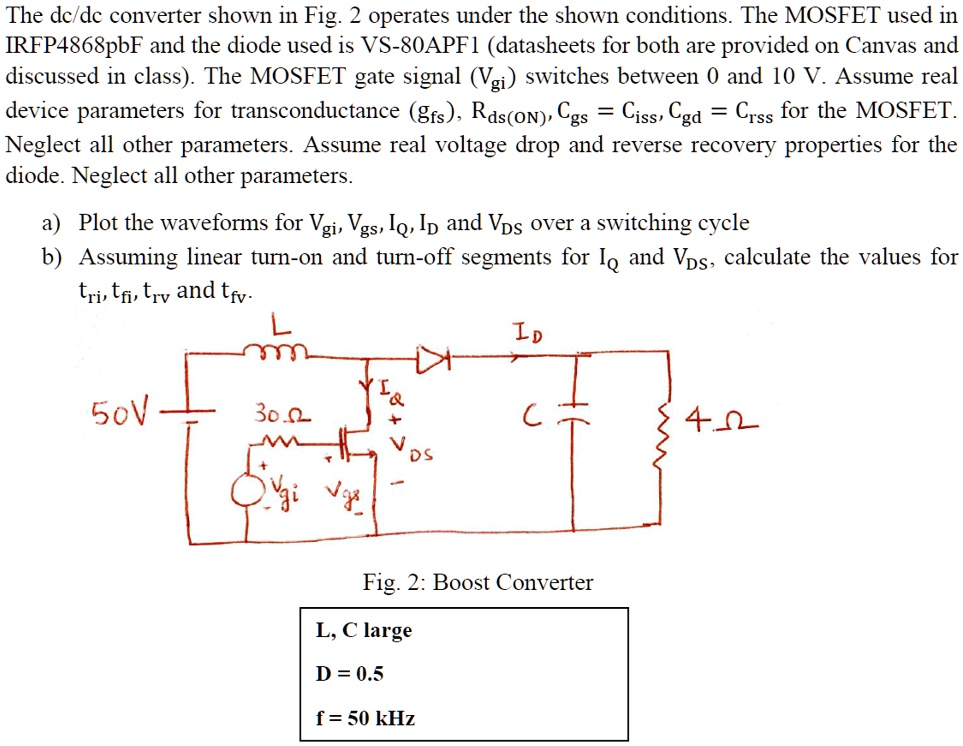 SOLVED: Please do both parts a and b and use hand calculations only ...