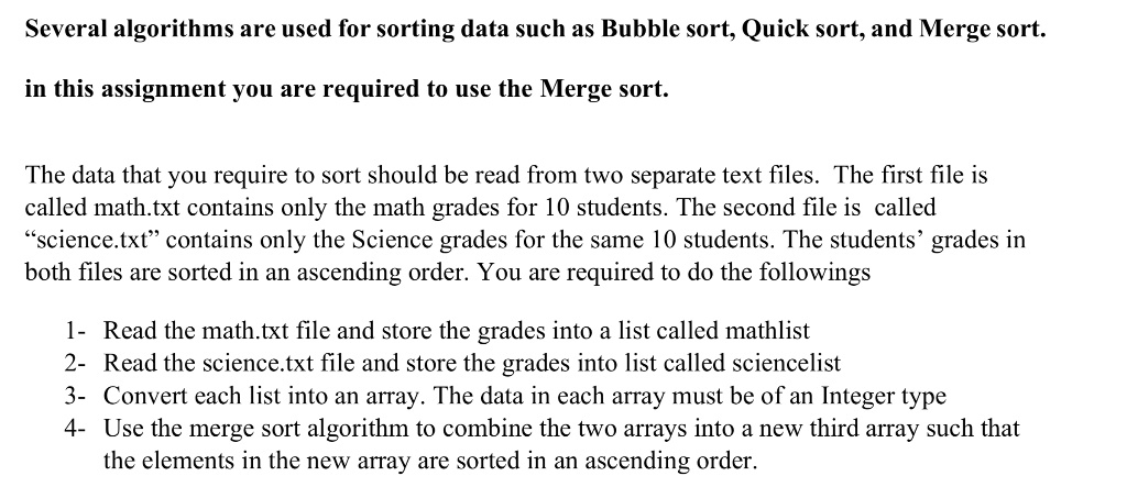 Solved The Program Should Be In Python And Please Use An Array In Place Of Numpy Numpy Is Not