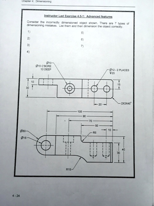 Chapter 4: Dimensioning Instructor Led Exercise 4.5-1: Advanced features Consider the ...