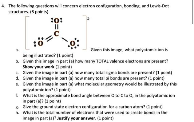 SOLVED: The following questions will concern electron configuration ...