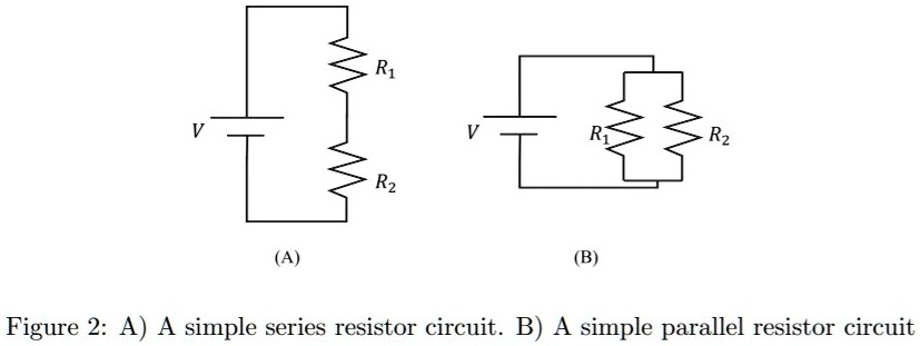 R1 V V R1 R2 R2 (A) (B) Figure 2: A) A simple series resistor circuit ...