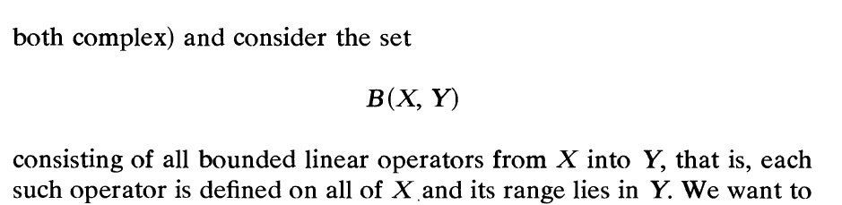 SOLVED: Q) Prove that if B(X,Y) is Banach space, then Y is Banach space. both complex) and ...