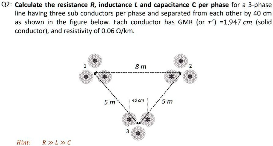 Solved Q2 Calculate The Resistance R Inductance L And Capacitance C